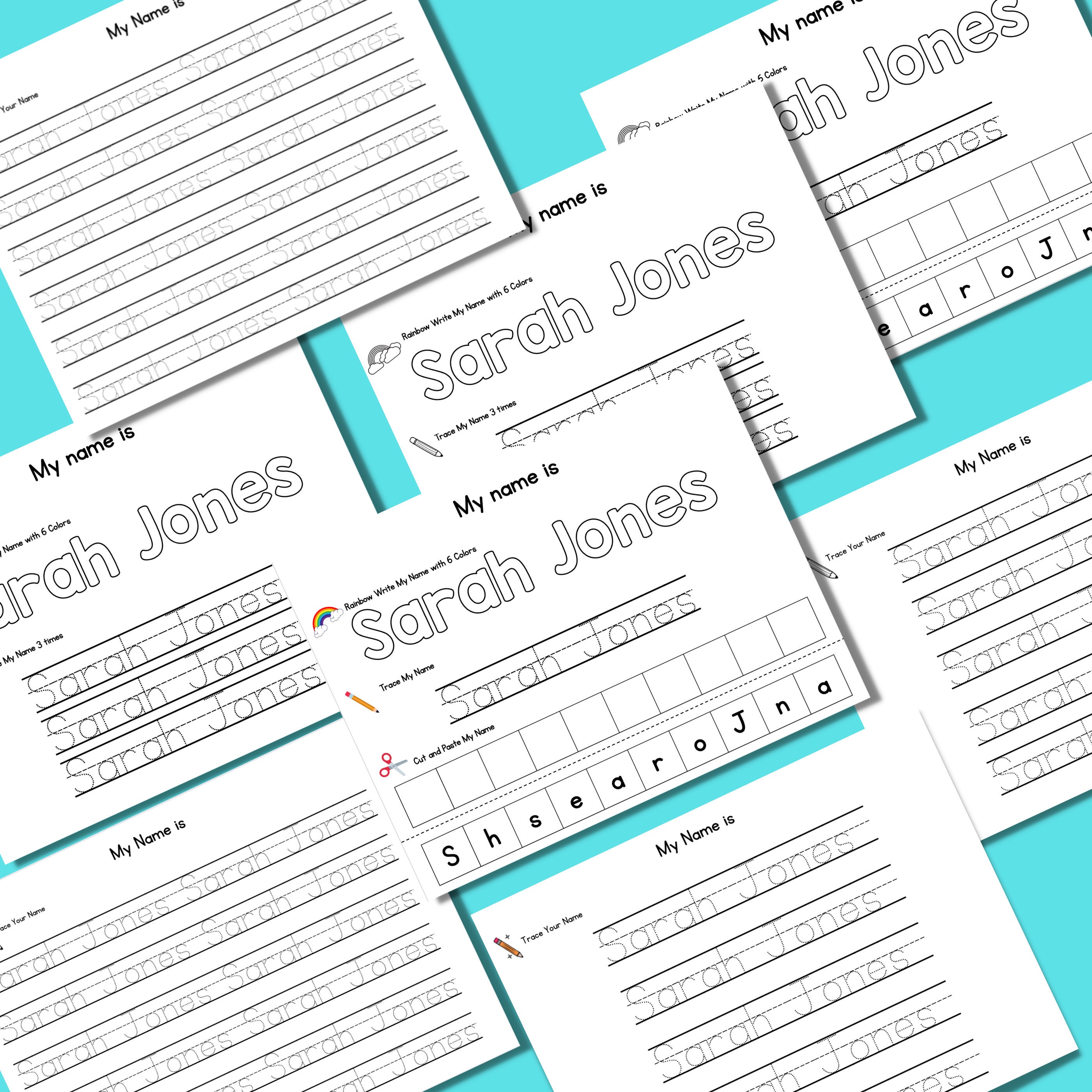 Name Tracing Worksheet | Customized | Name Writing Worksheet | Name ...