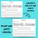 Name Writing Tracing Worksheet Template for Kindergarten Preschool Prek ...