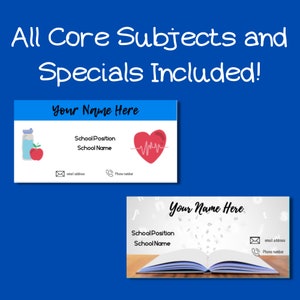 Email Signature Templates for Teachers| Editable | Customizable - Etsy