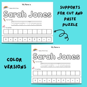 Name Tracing Worksheet | Customized | Name Writing Worksheet | Name ...