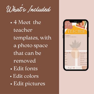 Boho Meet the Teacher Template | Boho Email Signature Templates ...