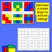 Inch Tile Activity Center Math Task Cards | Math Station | Preschool ...