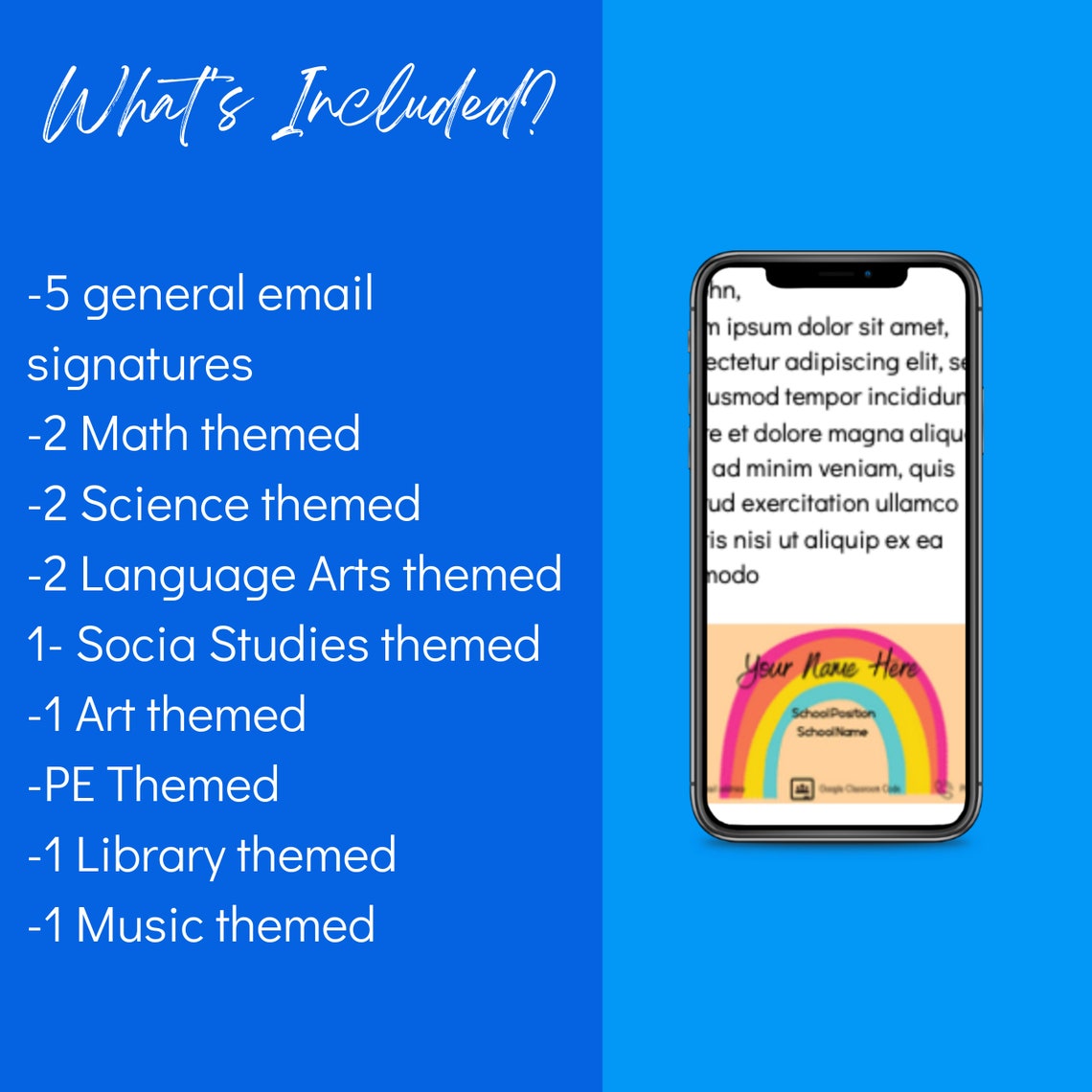 17 Email Signatures Templates for Teachers Editable - Etsy