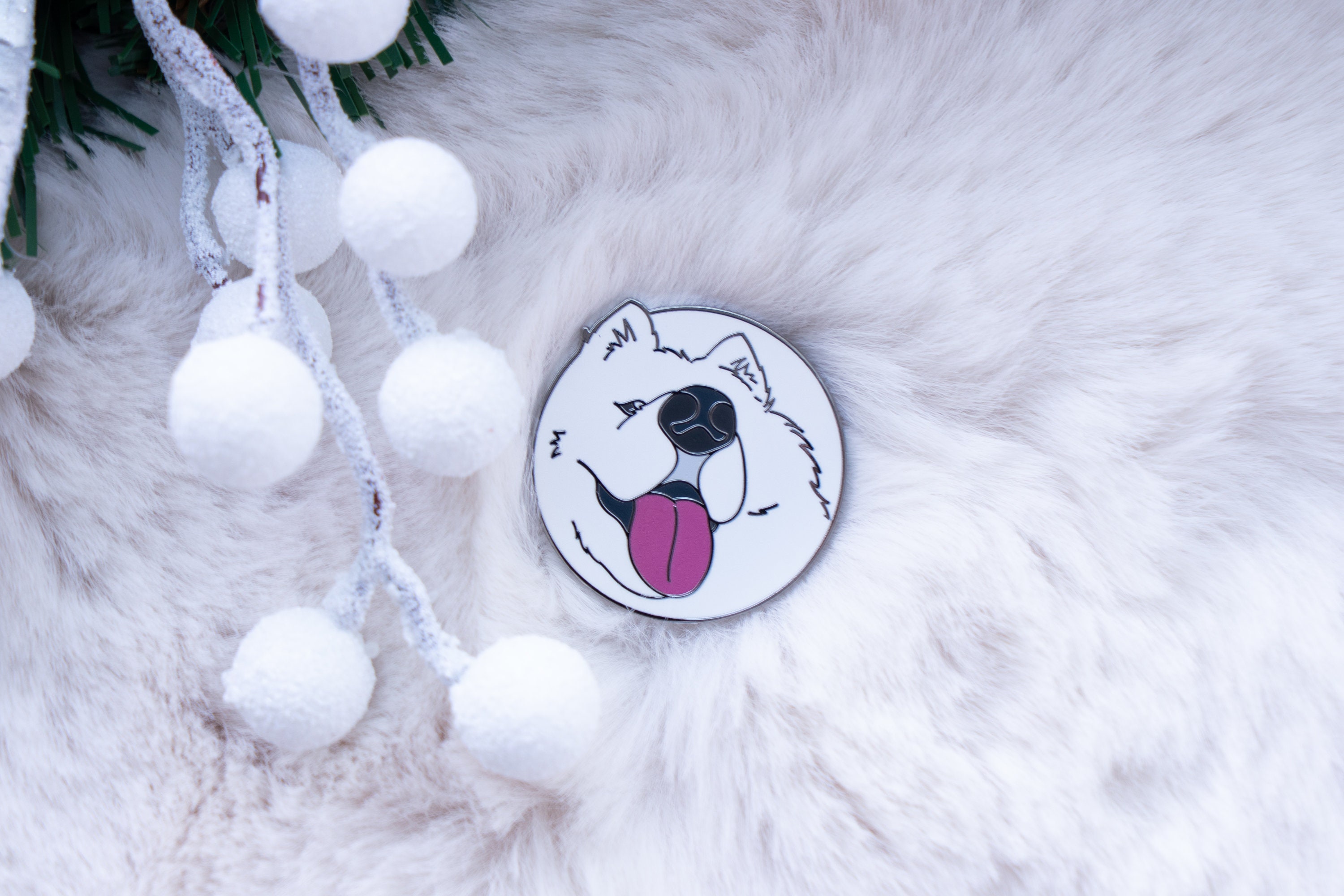 Samoyed Enamel Pin Samoyed Snoot - Etsy