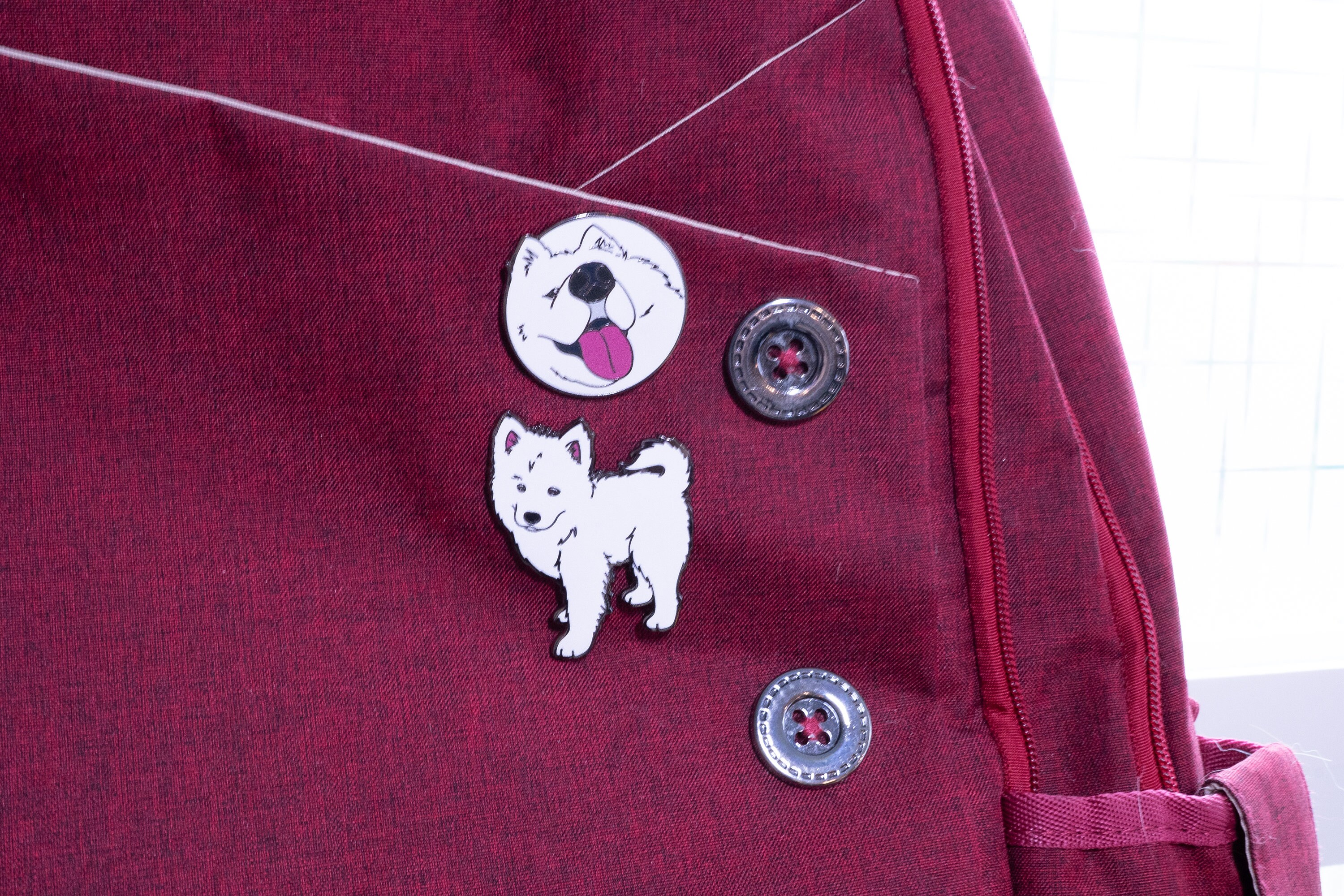 Samoyed Enamel Pin Samoyed Snoot - Etsy