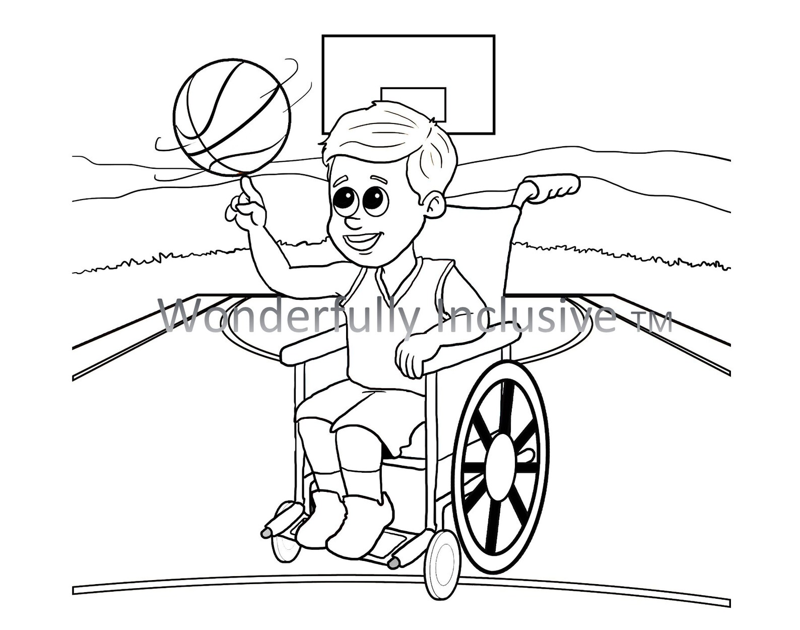 Inclusive Coloring Pages Coloring Pages