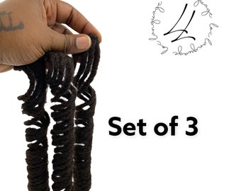 Clip in Loc Bangs - Etsy