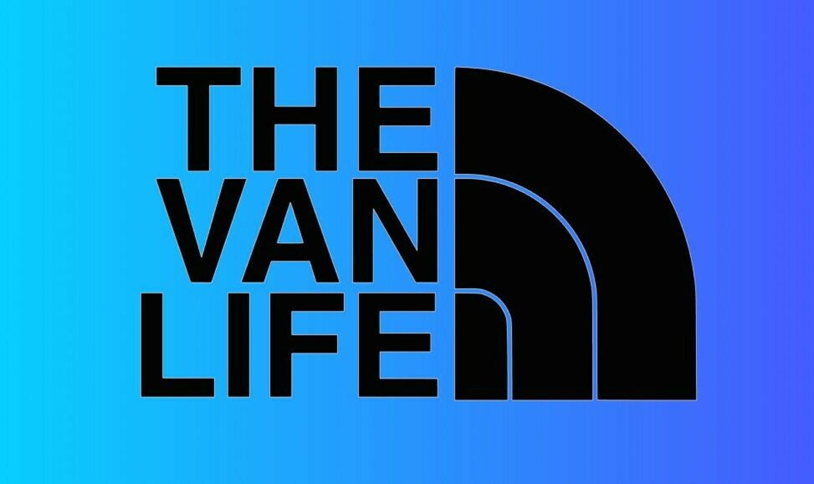 The Van Life Vanlife Self-Adhesive Vinyl Decal Sticker | Etsy