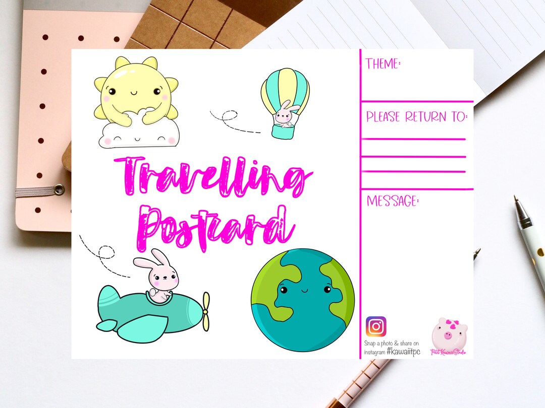 Traveling Traveling Postcard, TPC, Collecting Stickers, Travel Mail ...