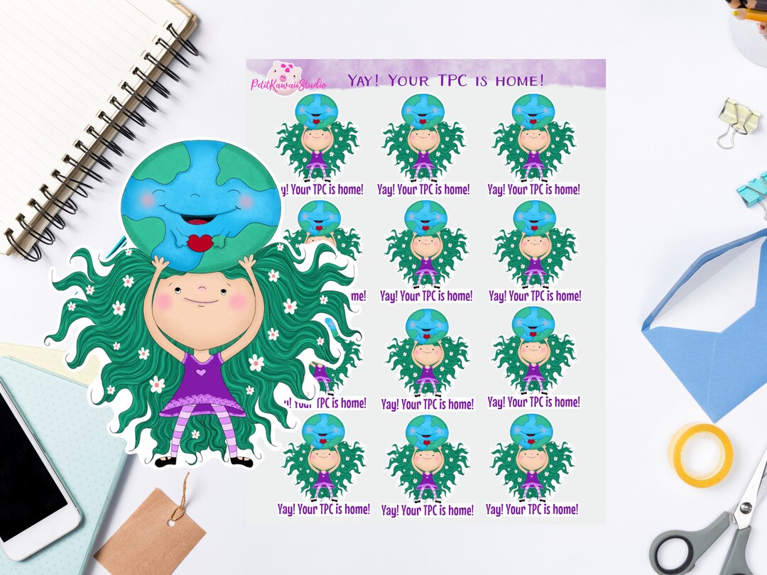 Earth Day Every Day Sticker Sheet | Bullet Journal | Planner Sticker ...