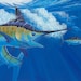 Marlin Acrylic Painting Giclee Print | 12 X 24-inch - Etsy