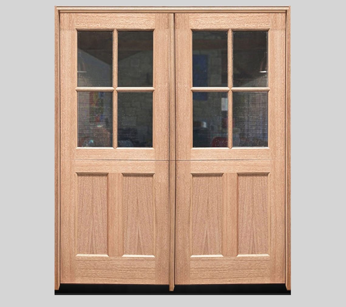 Double Dutch Door Set - 4-lite - Etsy