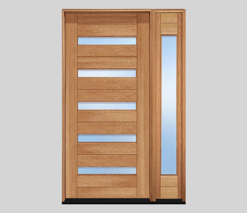 Saratoga Modern Pre-hung Exterior Door - Etsy