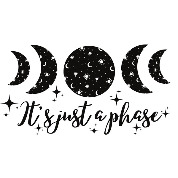 Just a Phase Moon - Etsy