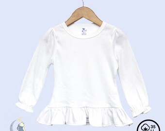 Girls Ruffle Shirt | Etsy