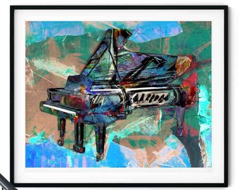 Piano Player Art - Etsy