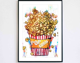 Popcorn Wall Decor - Etsy