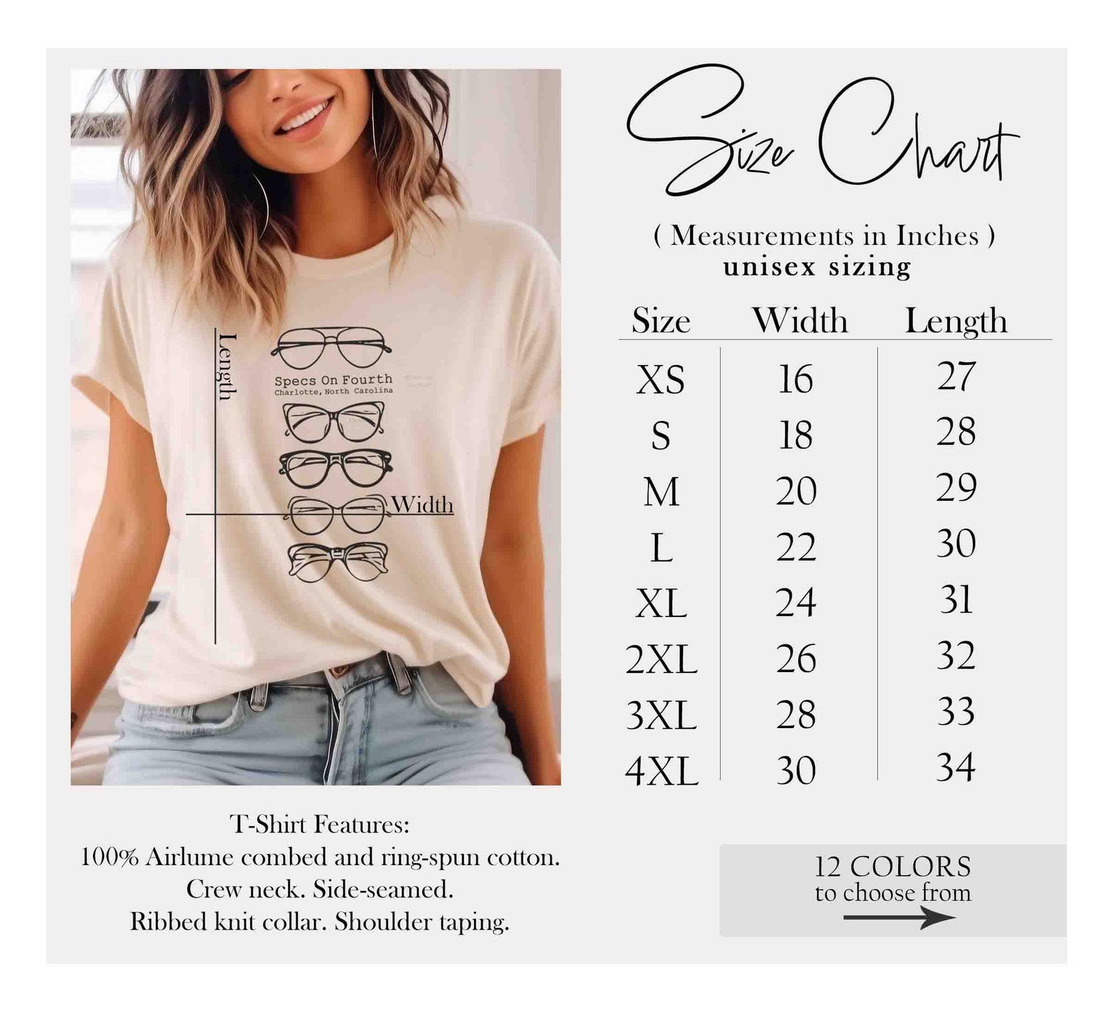 Optician Optometrist T-shirt, Customize With Company Name and Location ...