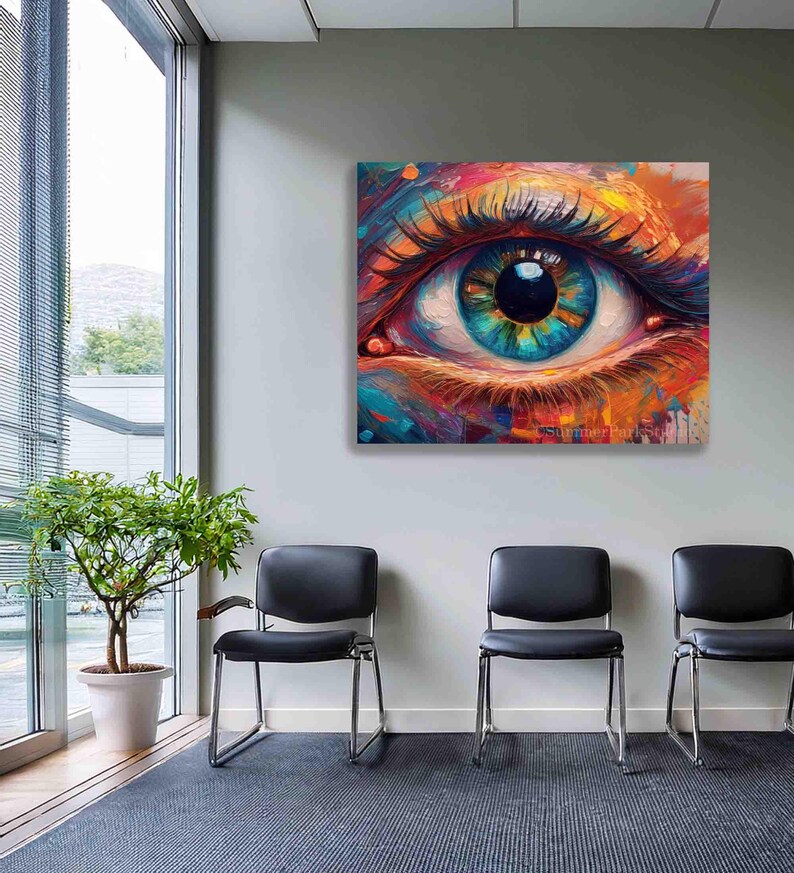 Eye Wall Art - Optometry Office Décor Optician Print (paper or Canvas ...