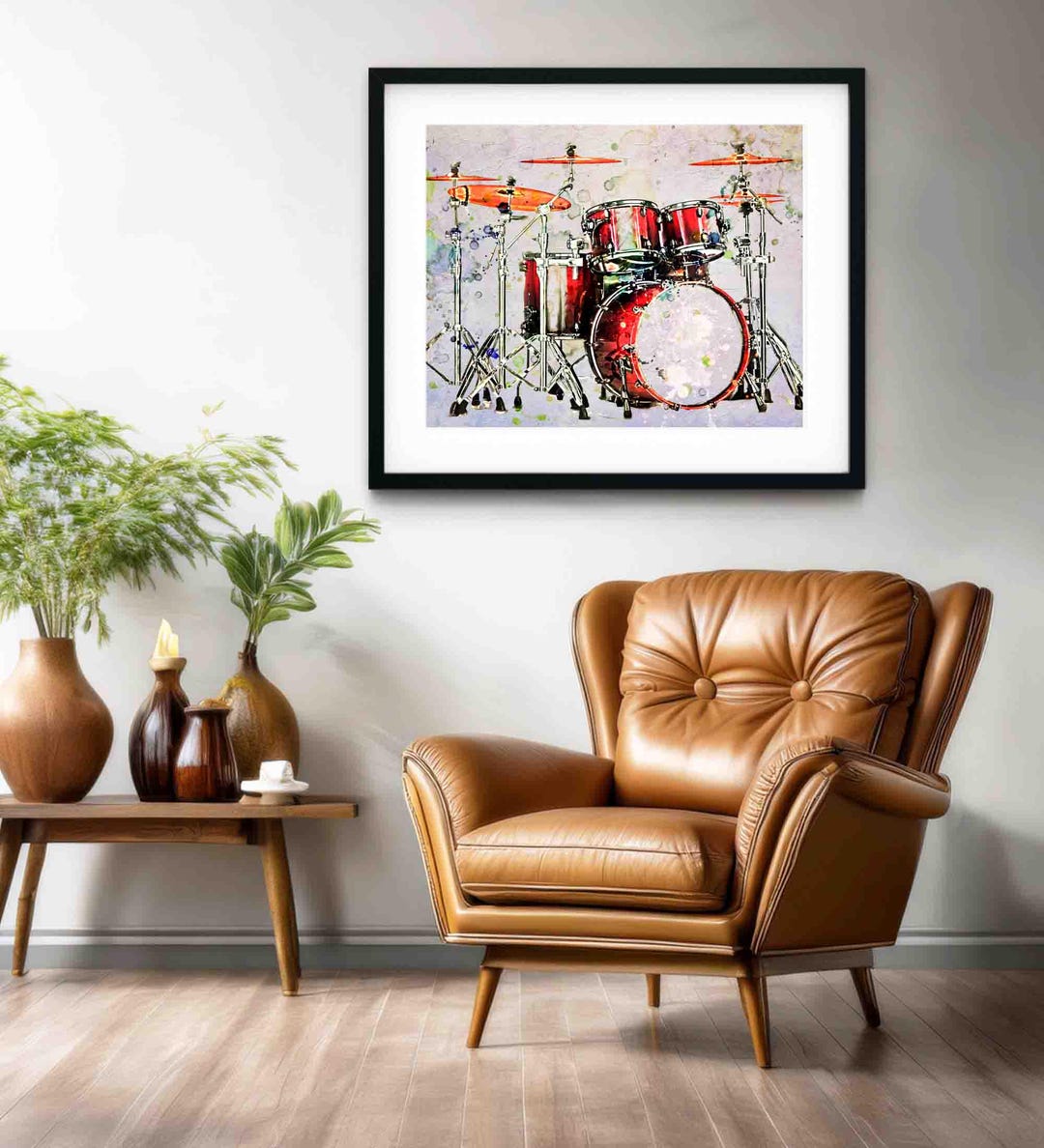 Drums Wall Art, Drummer Decor, Drums Prints (paper and Canvas) - Etsy