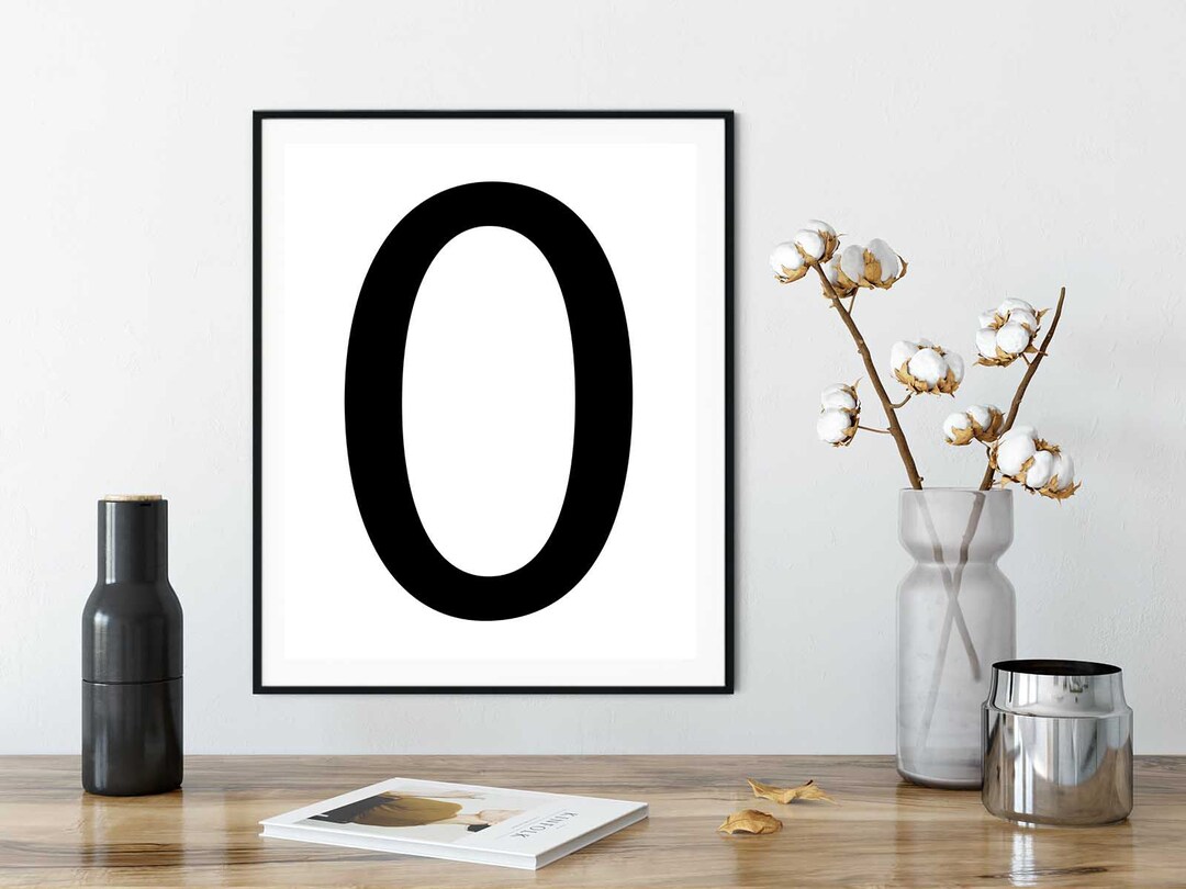 Le numéro 0 imprimable chiffres signe en téléchargement numérique zéro ...