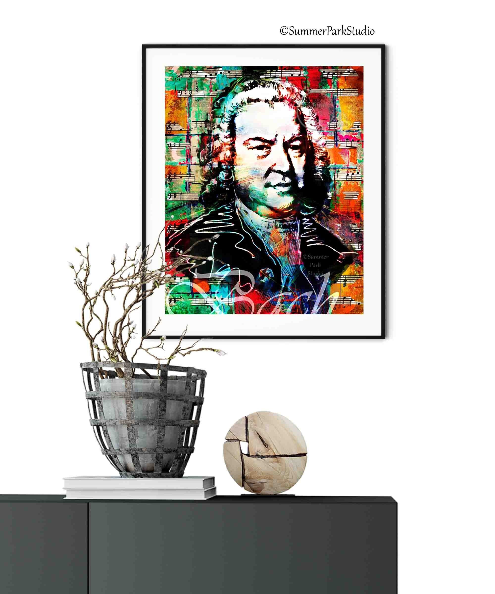 Johann Sebastian Bach Wall Art Paper Prints or Ready to Hang Canvas ...