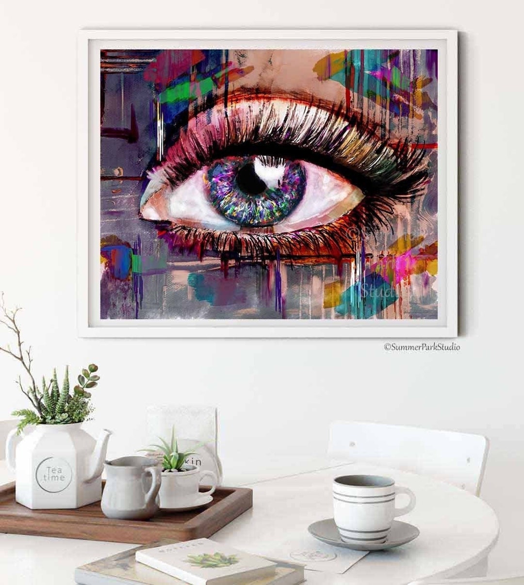 Eye Art Print: Optometry Office Wall Decor - Etsy