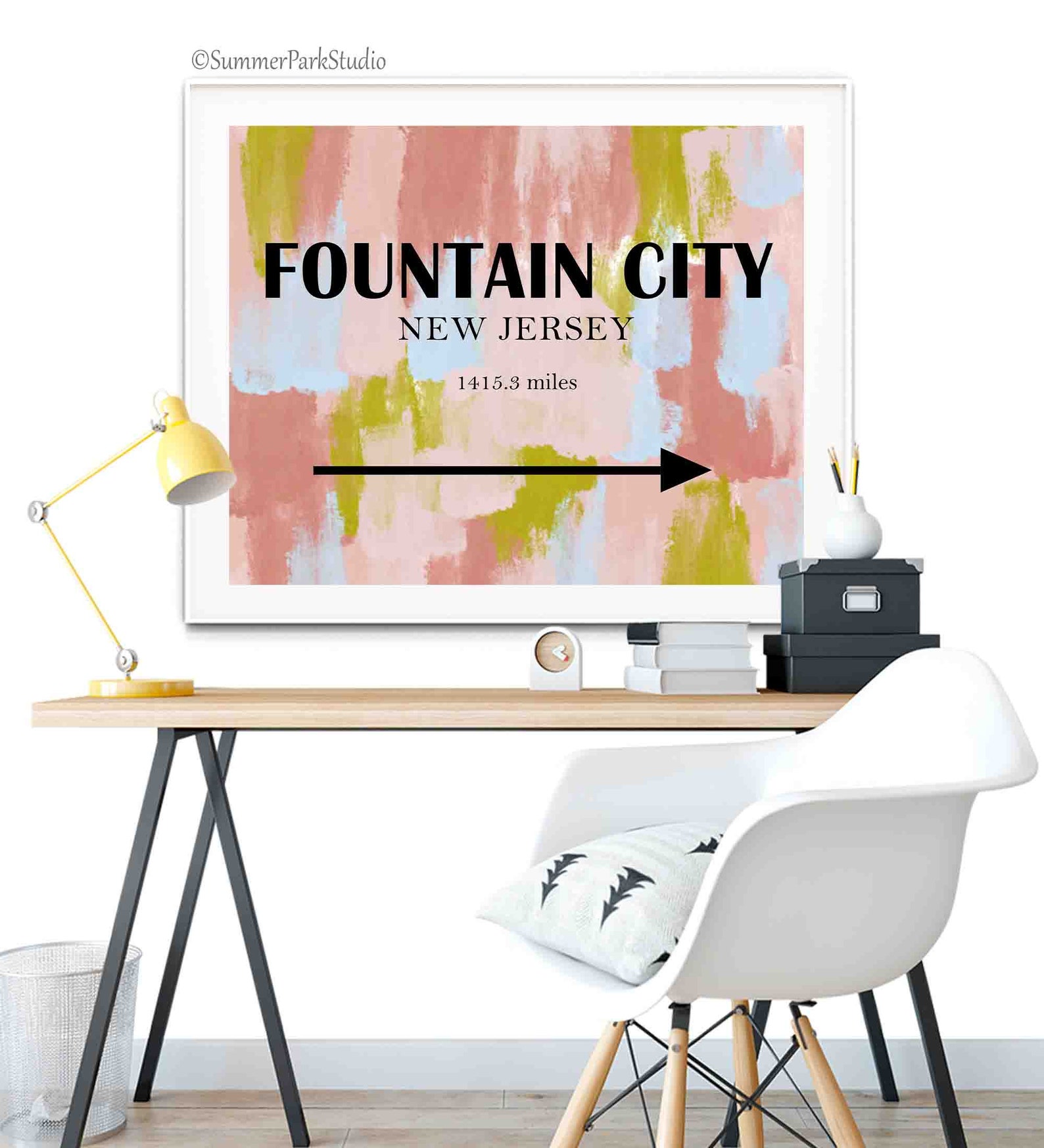 Custom Location Wall Art Printable Location Sign City State - Etsy