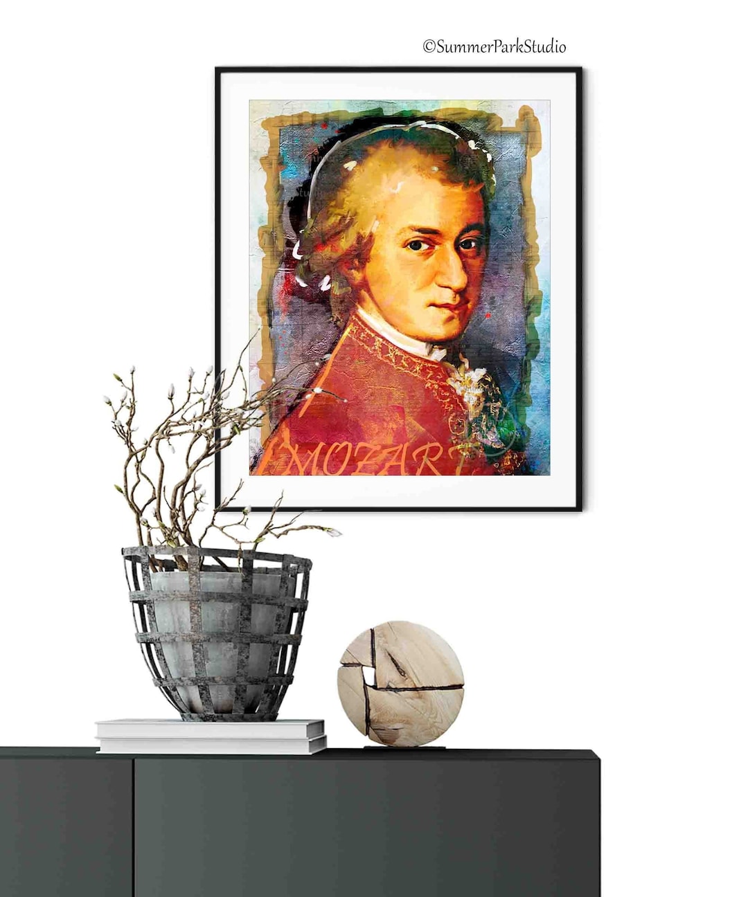 Classical Music Composer Wall Art for Classical Musician Gift for Music ...