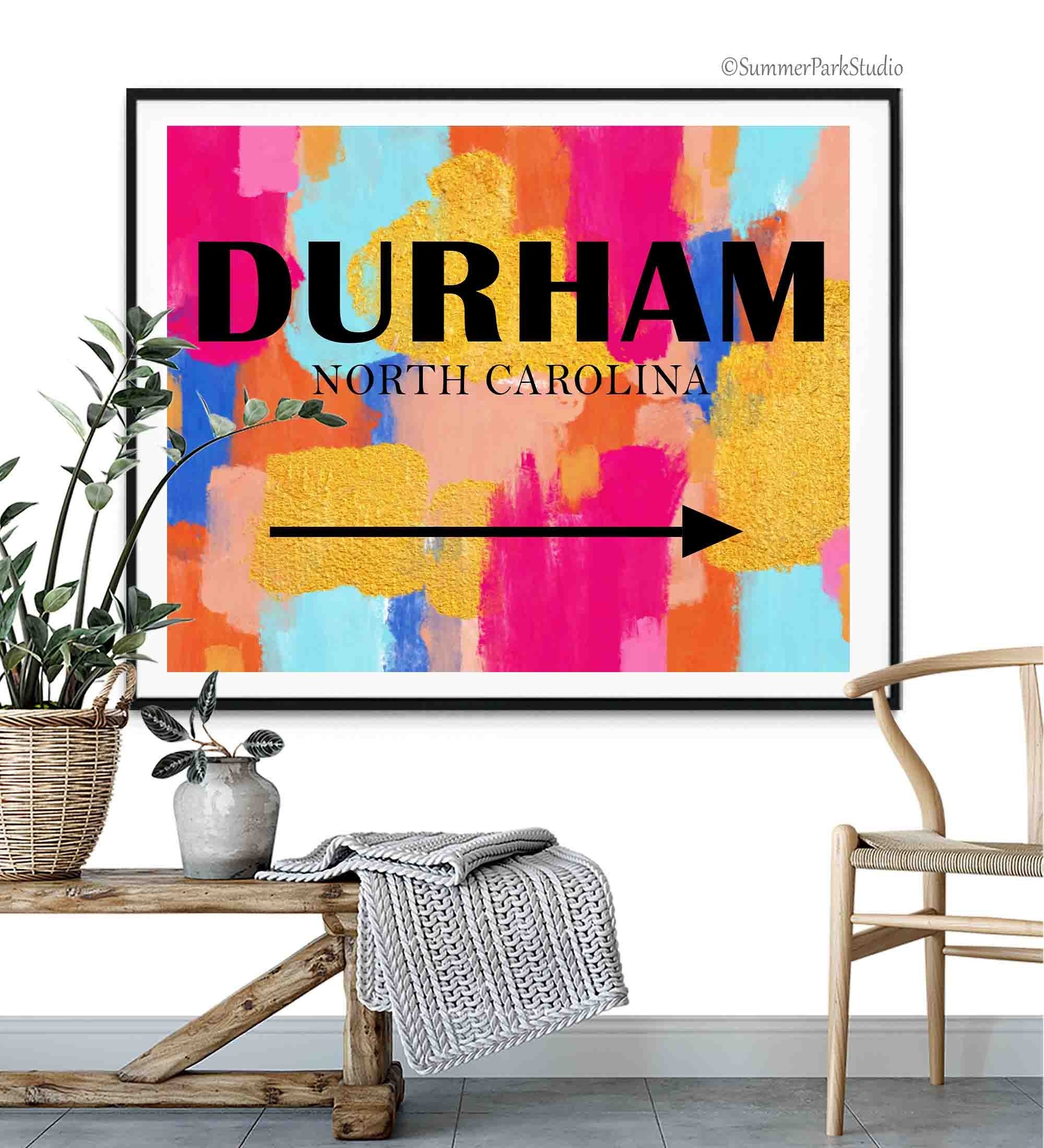 Custom Location Wall Art Printable Location Sign City State Preppy Dorm ...