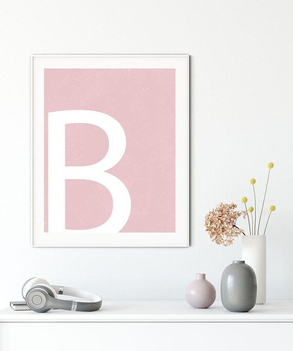 Pink Capital Letter A