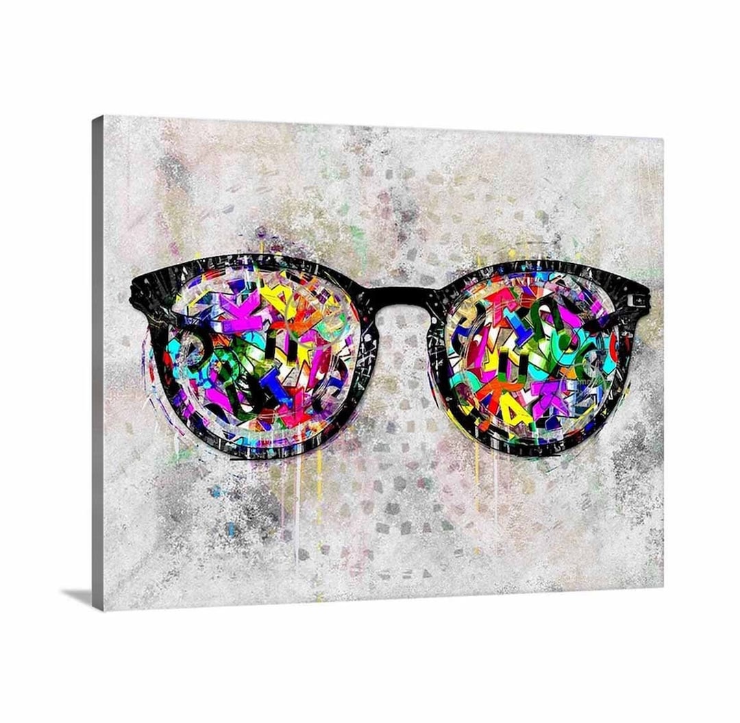 Eyeglasses Art Print: Optometry Office Decor - Etsy