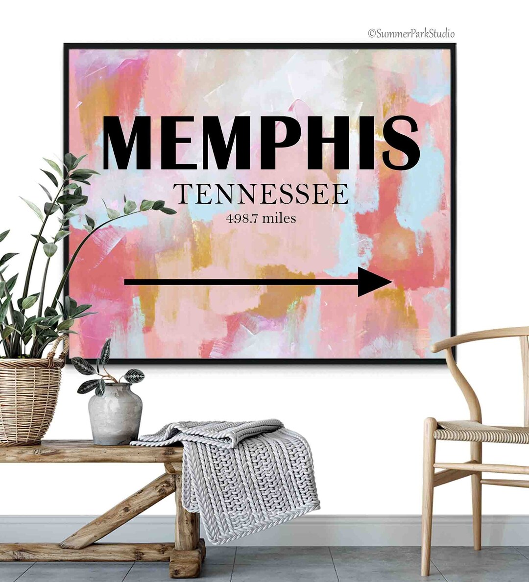 Custom Location Wall Art Printable Location Sign City State Preppy Dorm ...