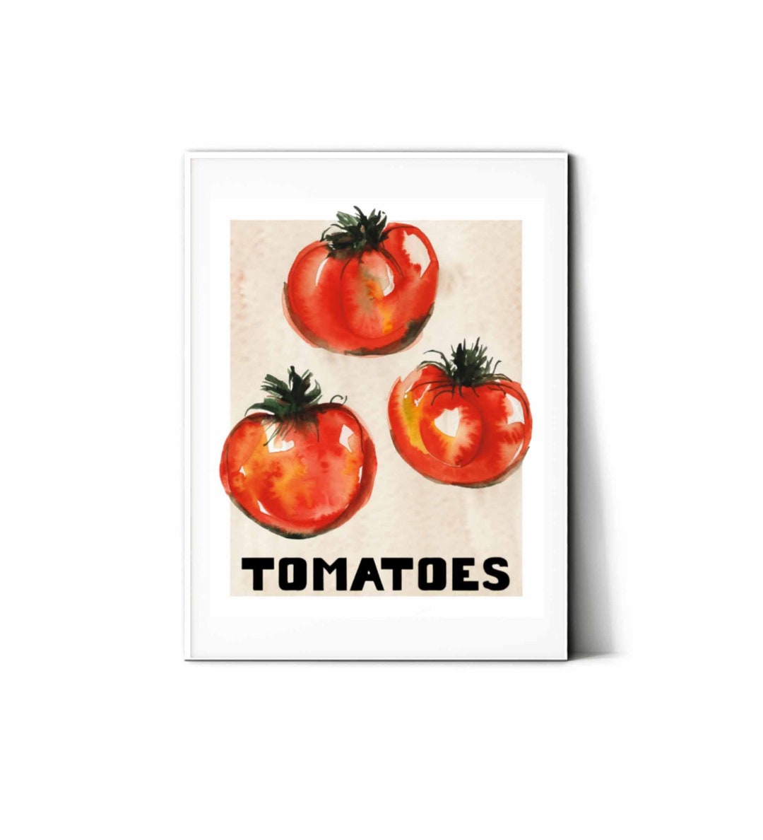Tomato Art Print Italian Kitchen Art Red Kitchen Print Italian Tomatoes ...