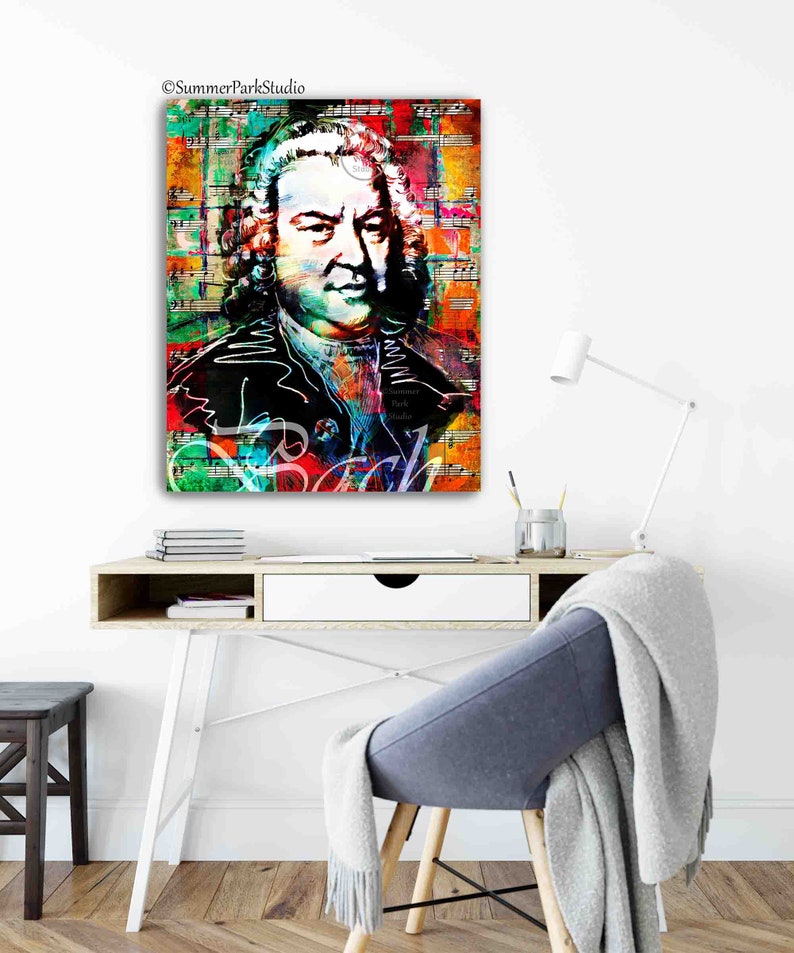 Johann Sebastian Bach Wall Art Paper Prints or Ready to Hang Canvas ...