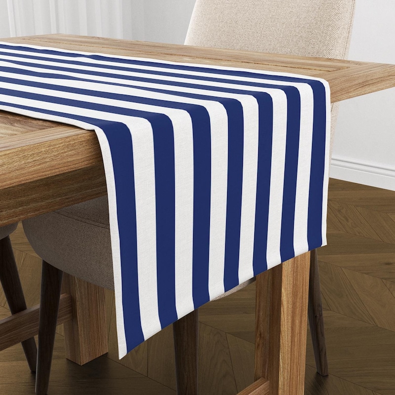 Striped Table Runner - Etsy