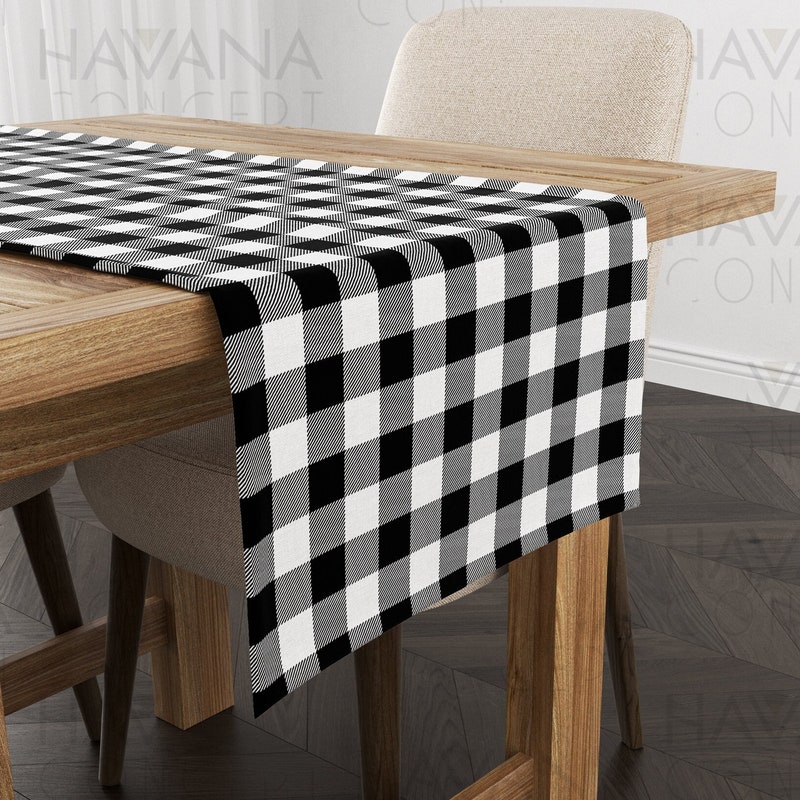 Buffalo Check Table Runner - Etsy