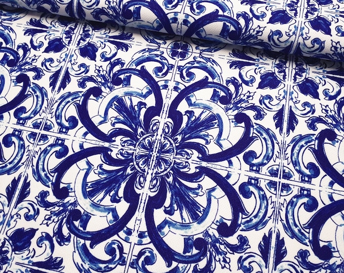 Italy City Pattern Fabric,portofino Coastal City Fabric, 1 Panel Fabric ...