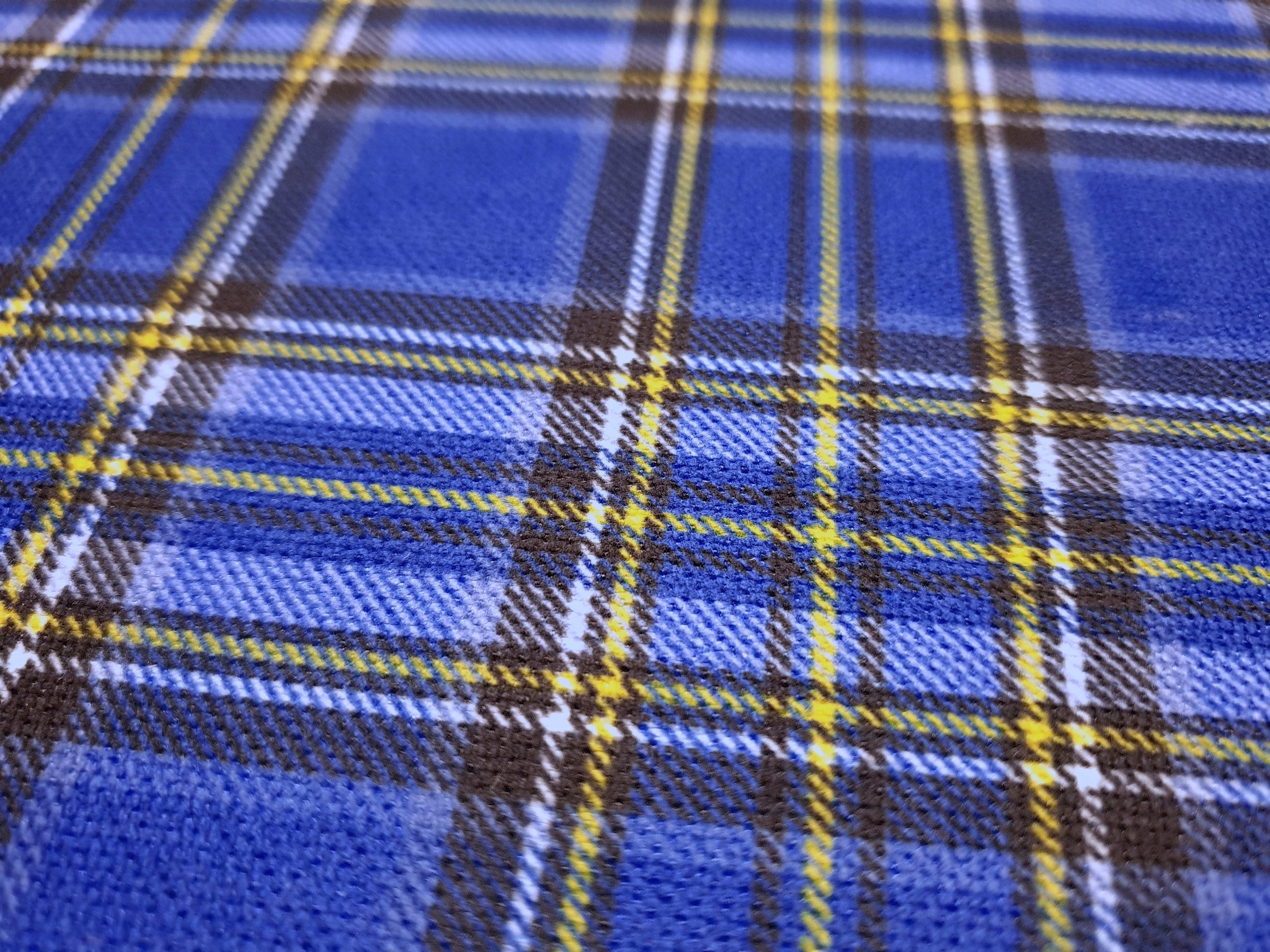 Royal Blue Plaid Fabric Royal Stewart Tartan Print Fabric - Etsy