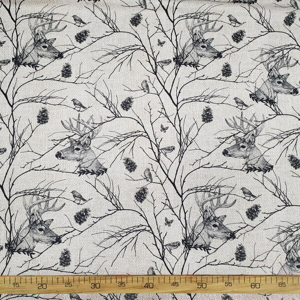 Deer Fabric by the Yard - Etsy