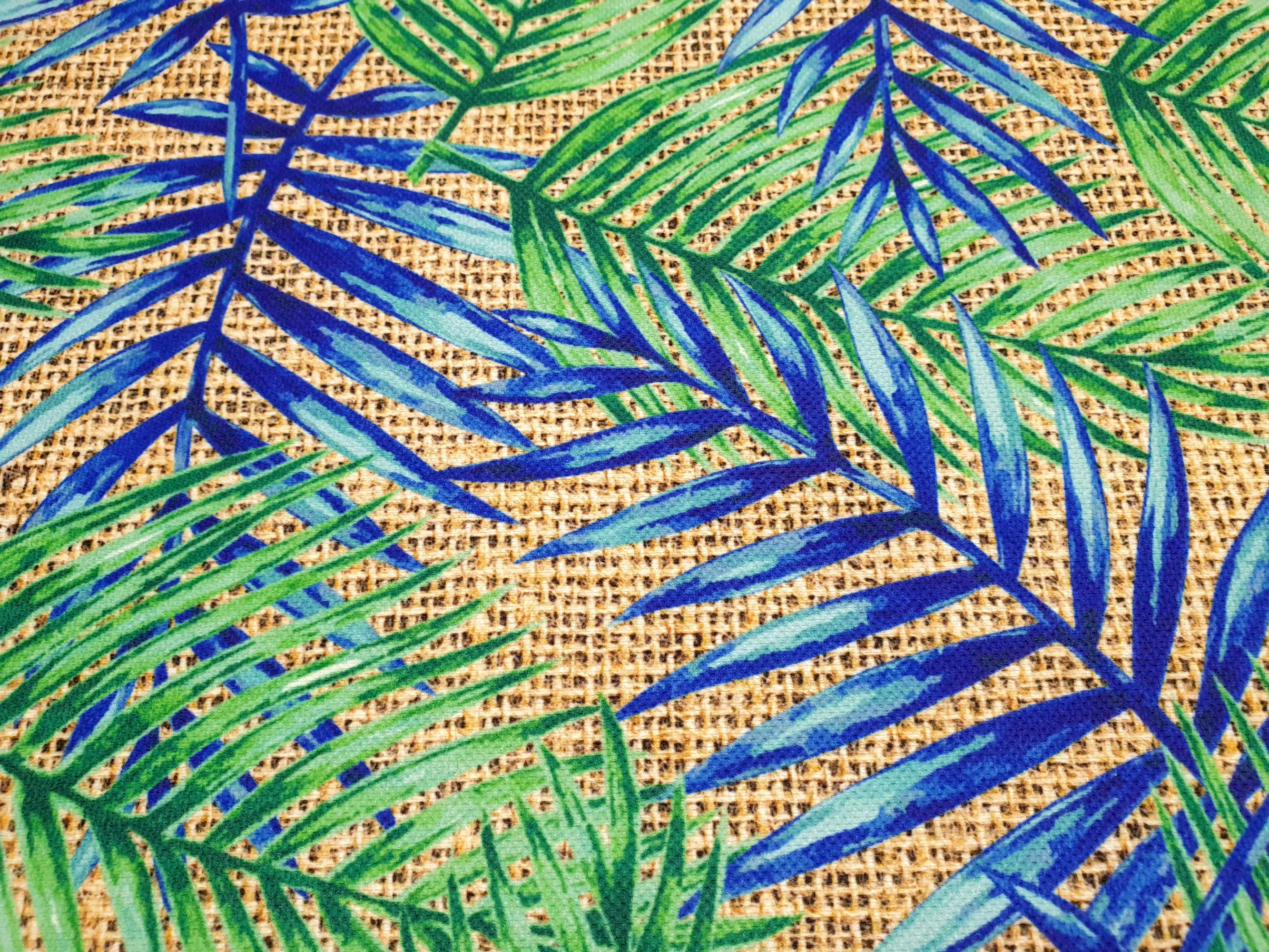 Palm Leaf Fabric Print
