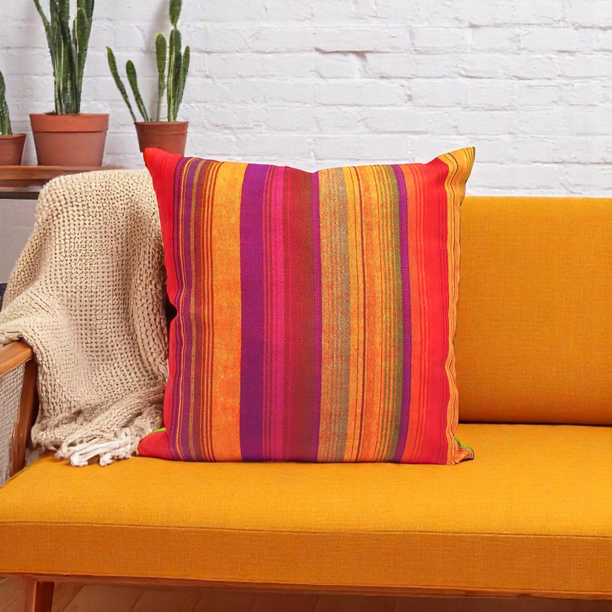 Retro Mid Century Modern Pillow Covers, 60s 70s Geometric Throw Pillow ...