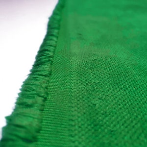 Forest Green Upholstery Fabric: 55" Solid Green Drapery Tapestry - Etsy
