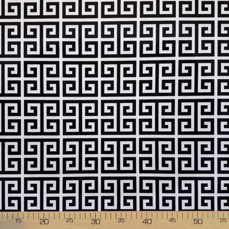Greek Key Fabric - Etsy