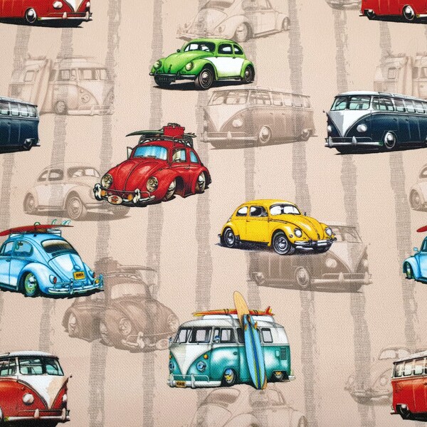 Vintage Car Fabric - Etsy