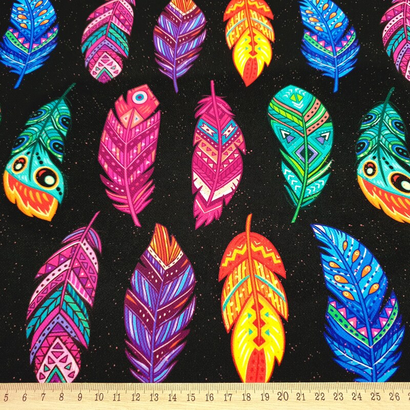 Feather Fabric - Etsy