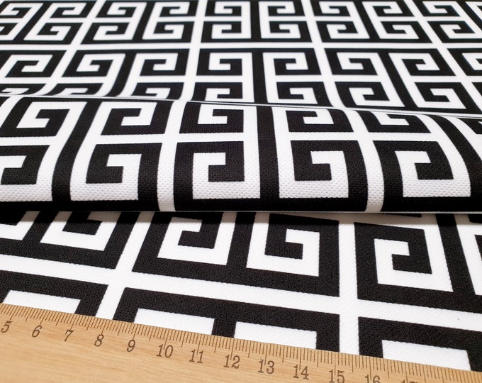 Greek Key Fabric 2 Greek Key Pattern Black and White Collection by ...
