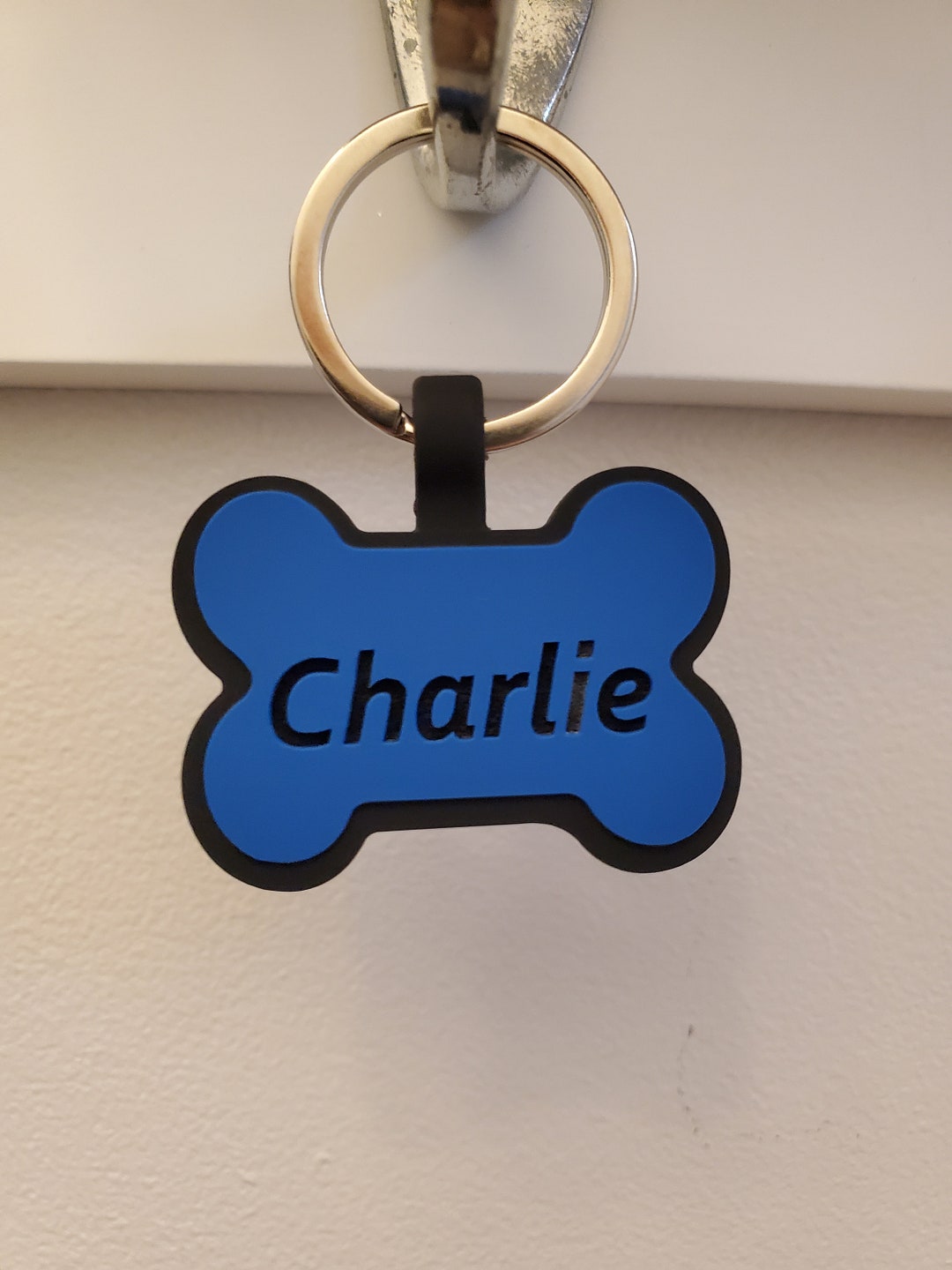 Silicone Silent Dog Tags - Custom - 1 or 2 Sided - Bone/circle Shape ...