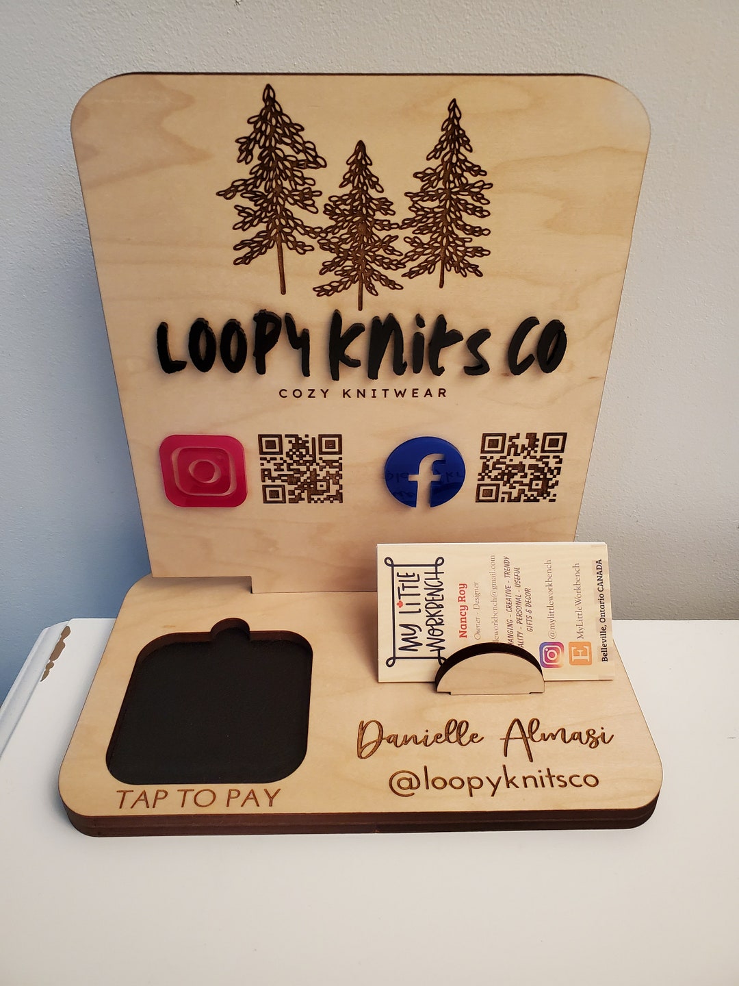 Signs for Craft Shows/vendors Markets Social Media QR Code Branding ...