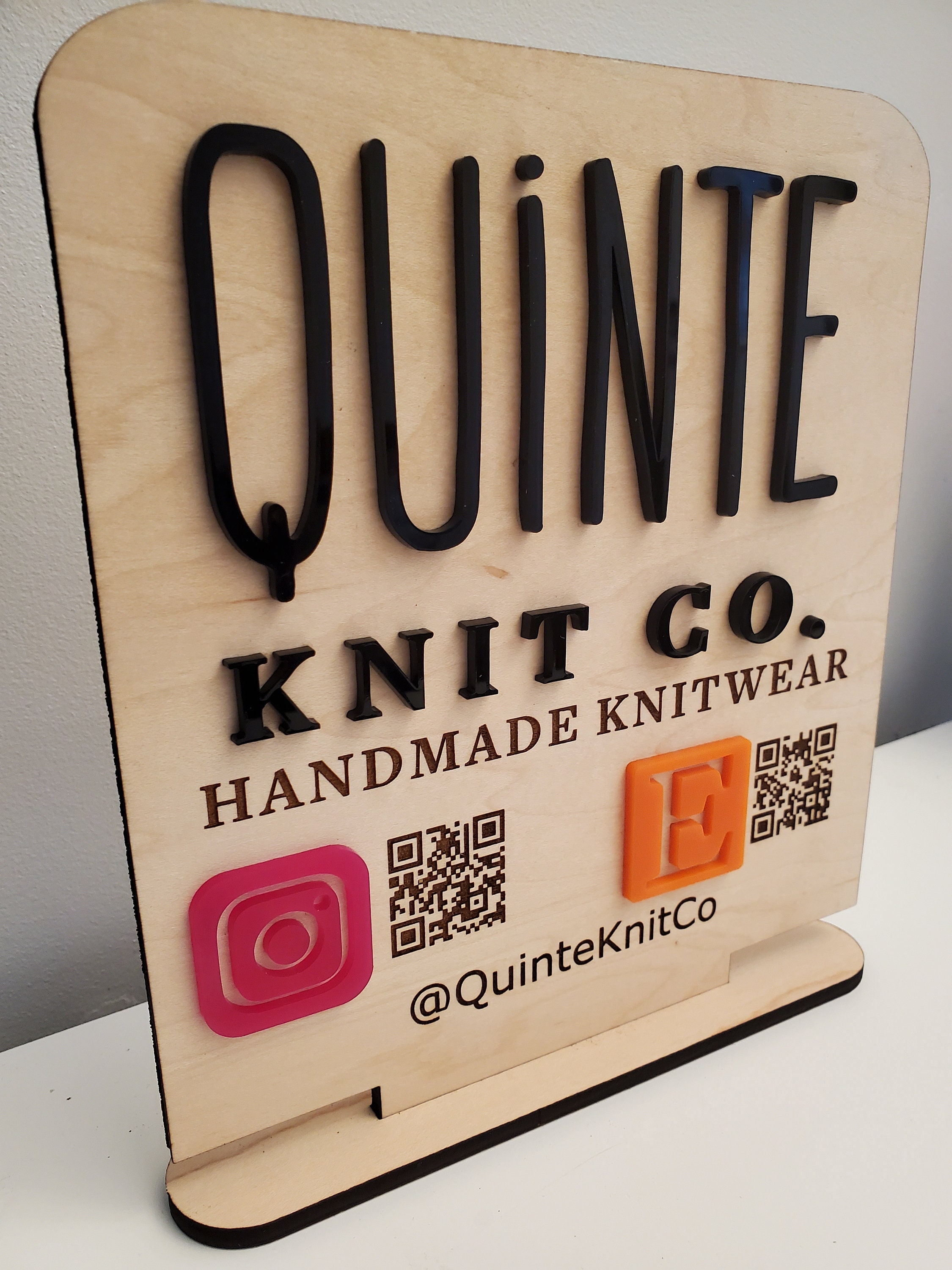 Signs for Craft Shows/vendors Markets Social Media QR Code | Etsy